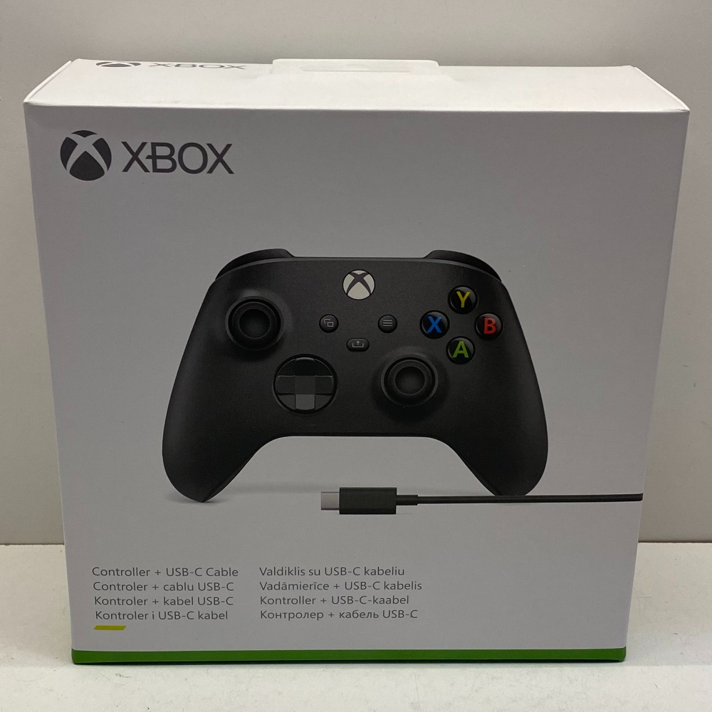 New Microsoft Xbox Wireless Controller + USB-C Cable in Black - Own4Less